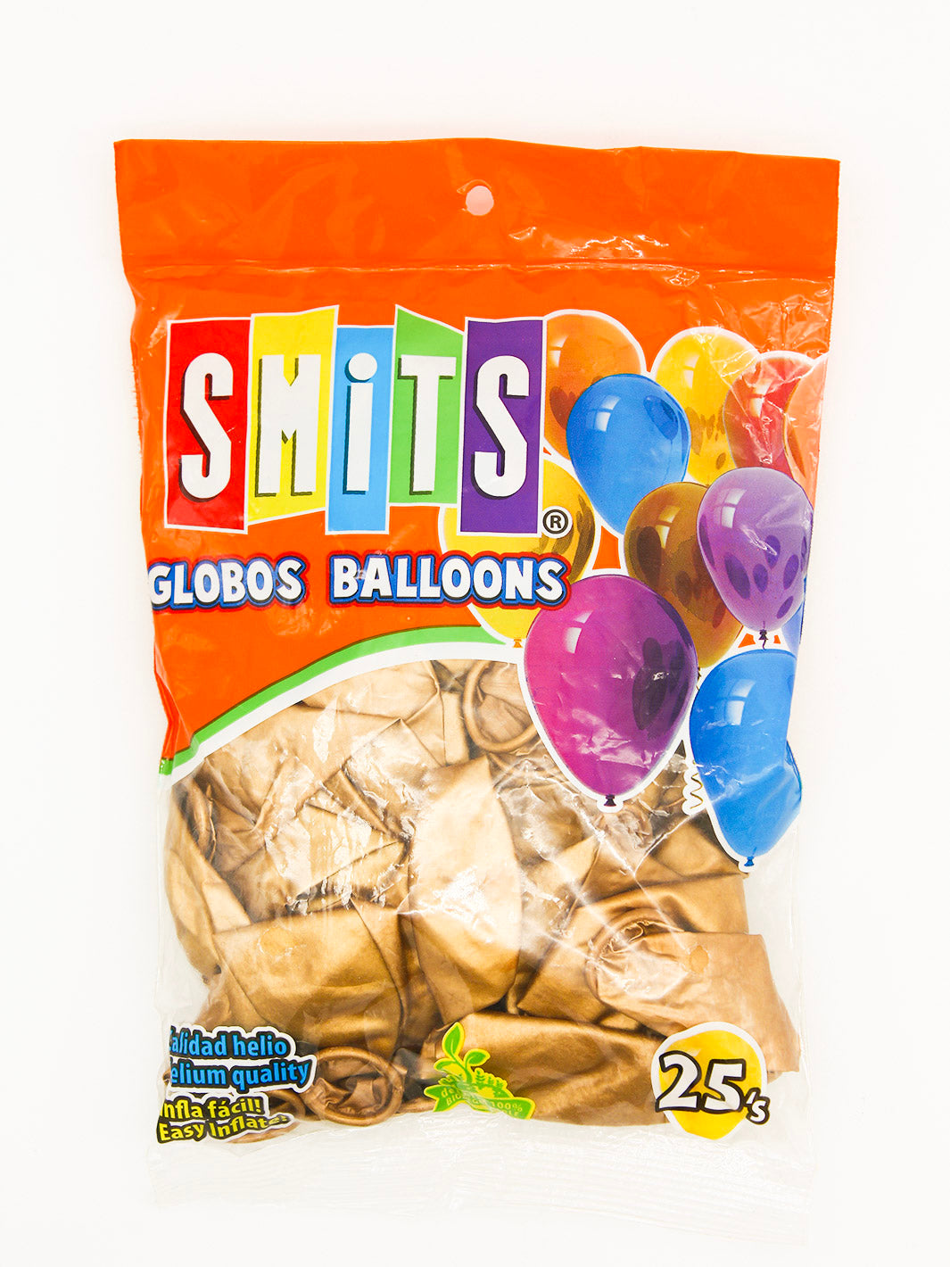 Globo Látex Smits Oro Metálico — MIL NOVEDADES