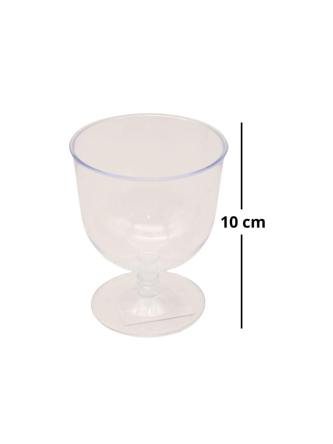 Copa de Plástico Transparente para Postres — MIL NOVEDADES