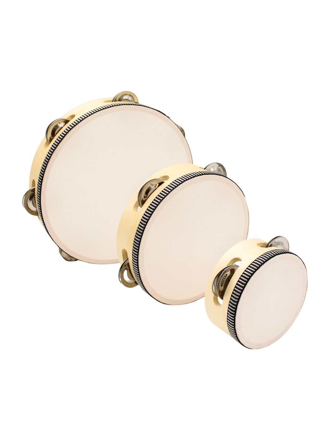Paquete de 3 Panderos de Madera — MIL NOVEDADES