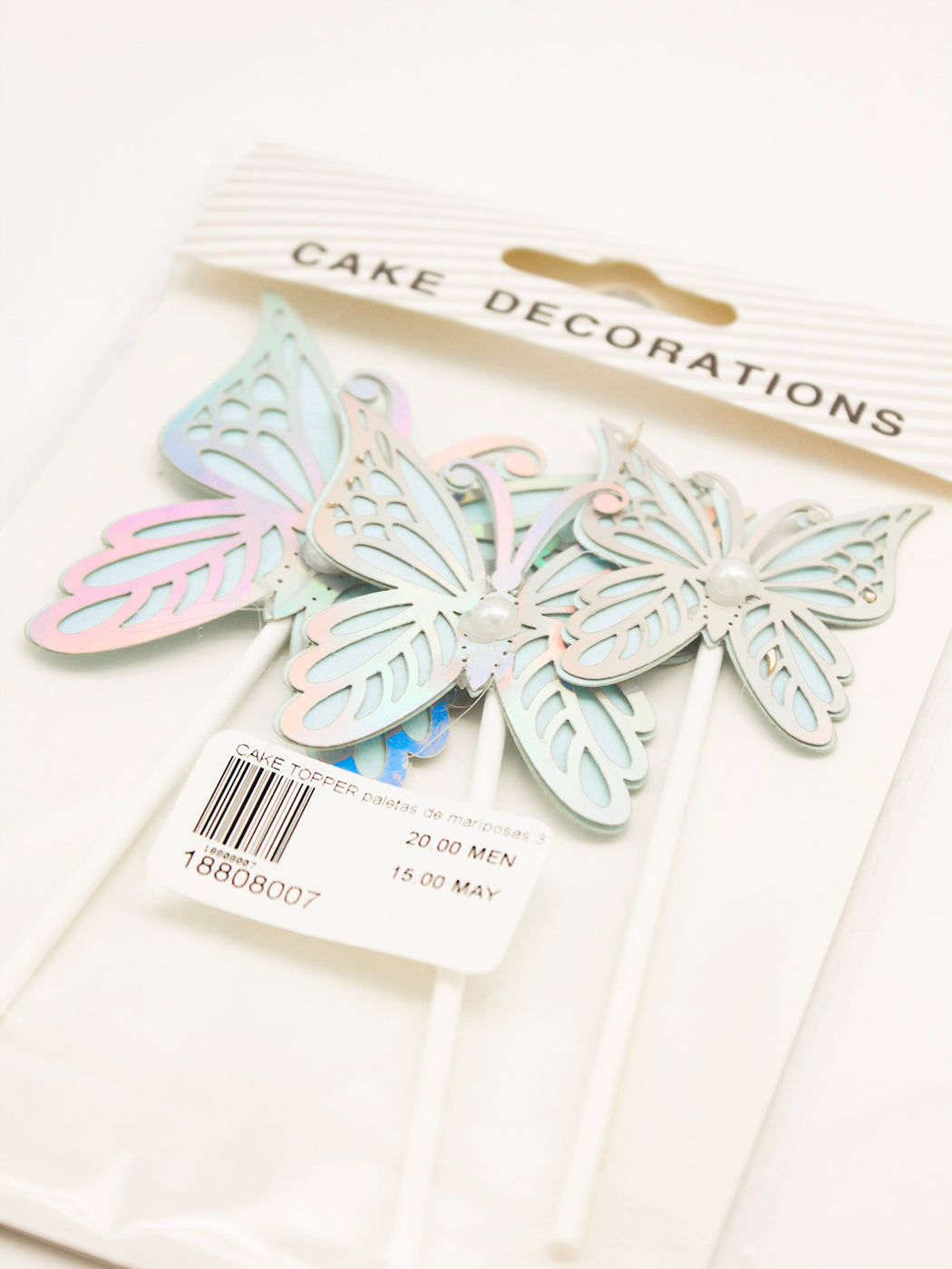 Cake topper de mariposas — MIL NOVEDADES