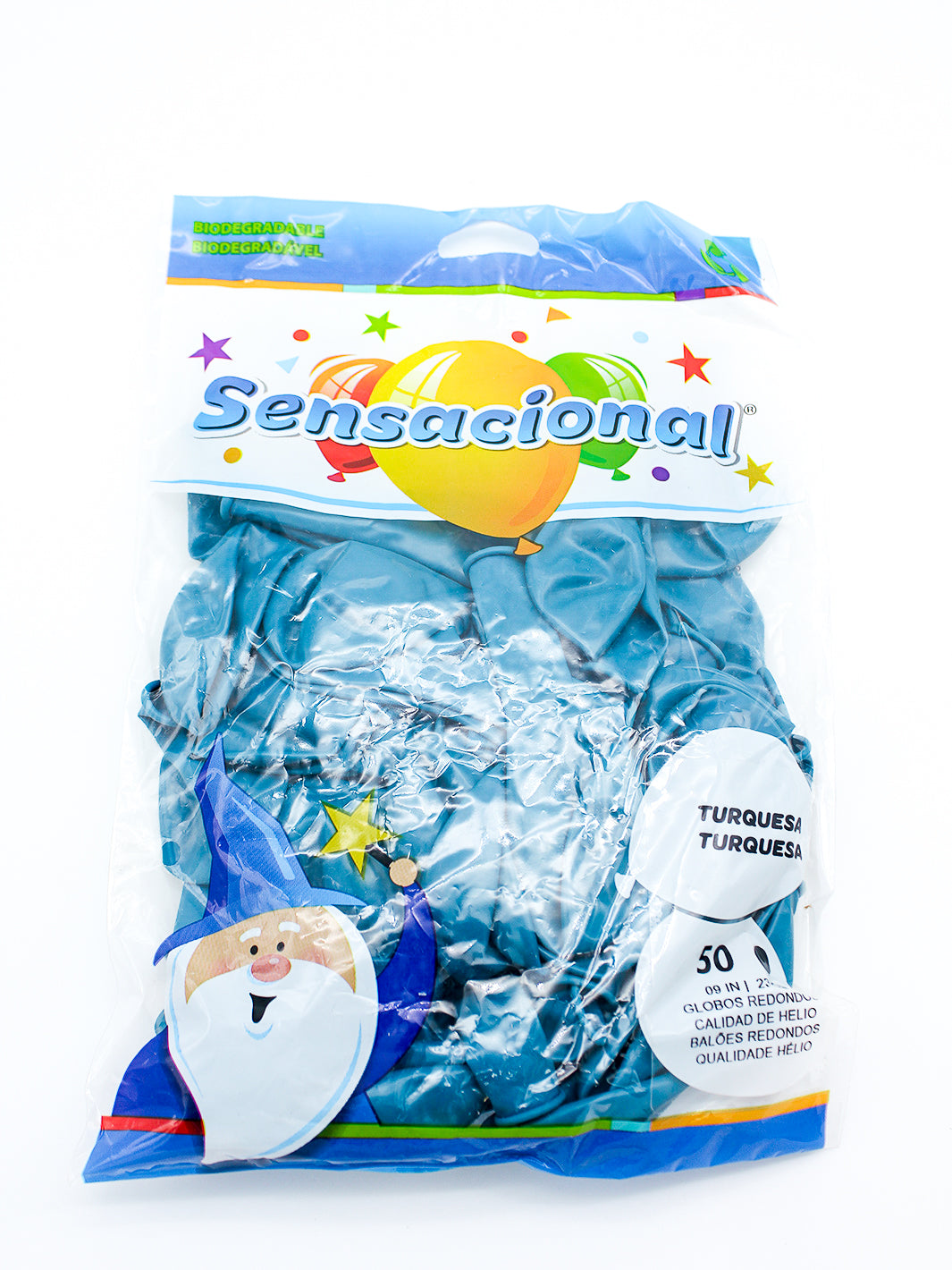 Globo Látex Turquesa — MIL NOVEDADES
